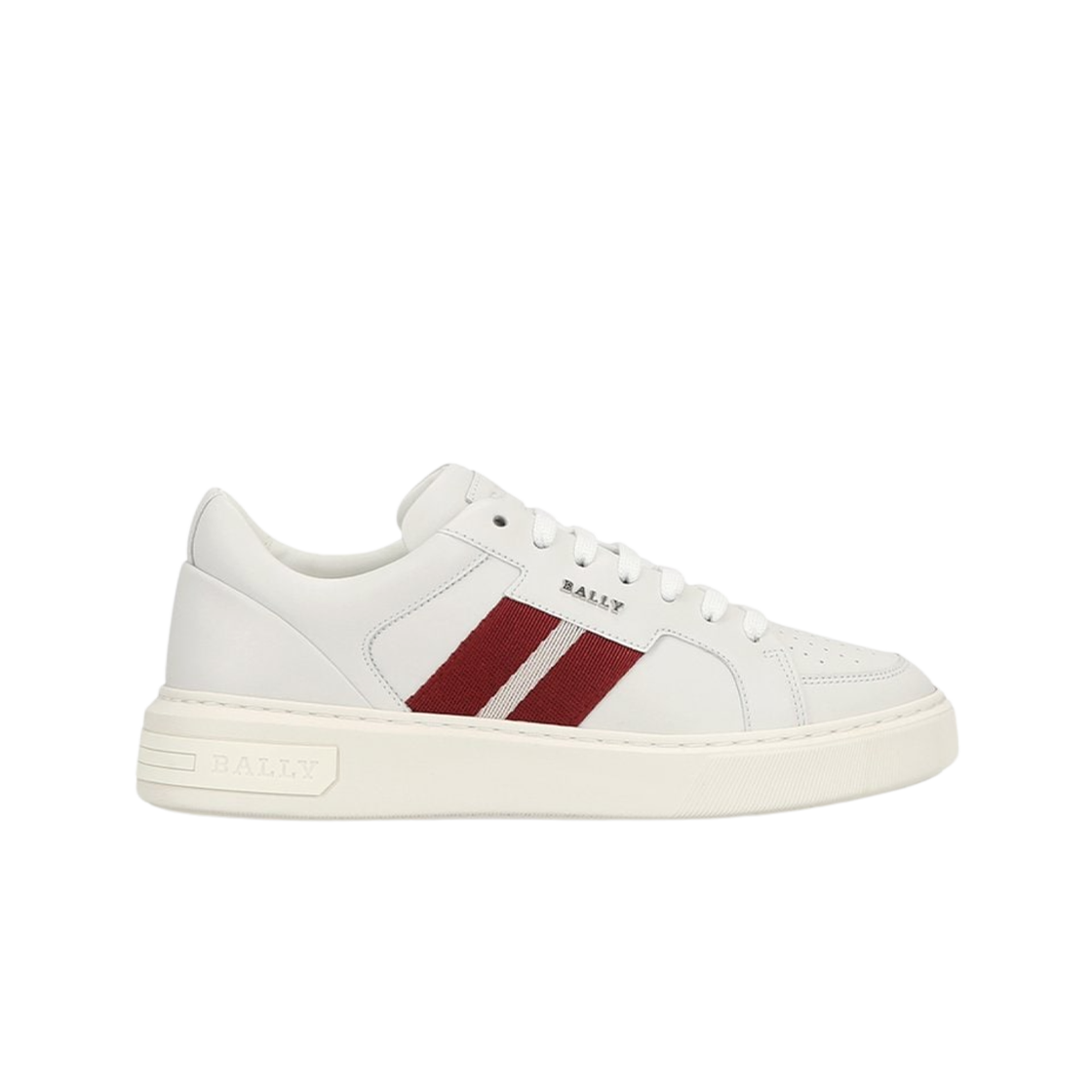 (W) 발리 무니 레더 스니커즈 화이트 | Bally | KREAM