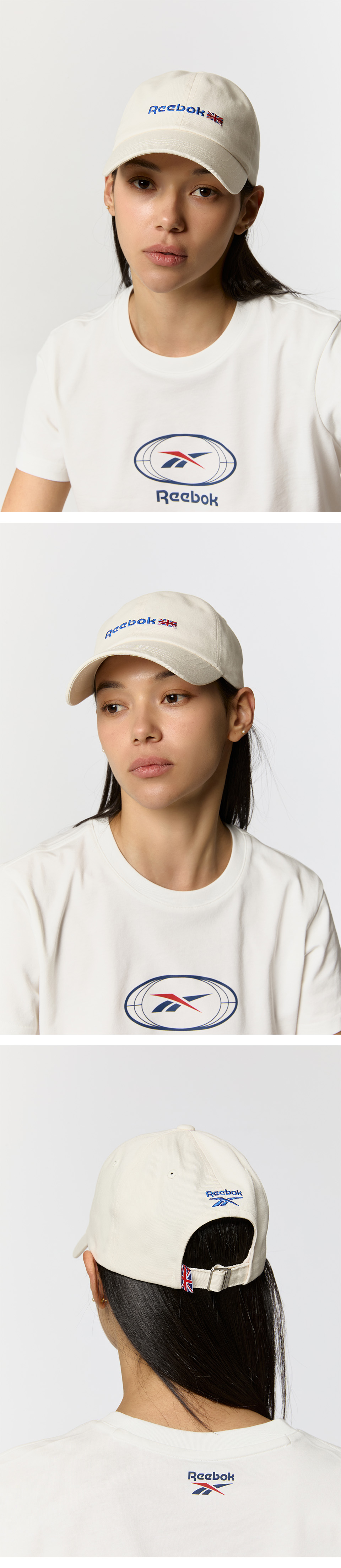 리복 유니언잭 로고 볼캡 오프 화이트 | Reebok | KREAM