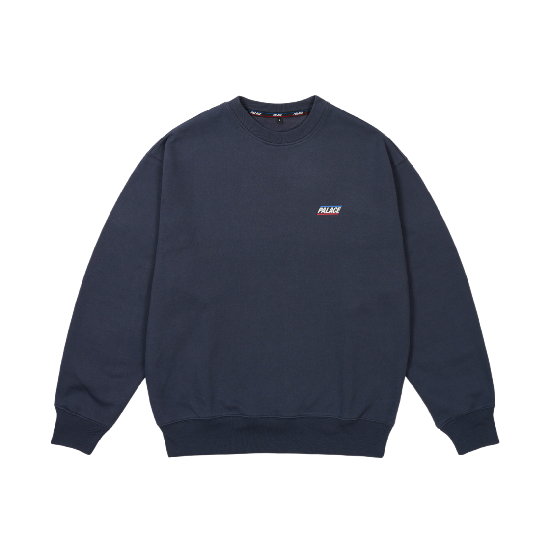 팔라스 베이지컬리 어 크루 네이비 - 25SS | Palace | KREAM