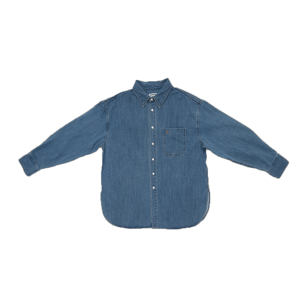 이너프원 스텐다드 데님 셔츠 우먼 블루 | EnoughOne | KREAM