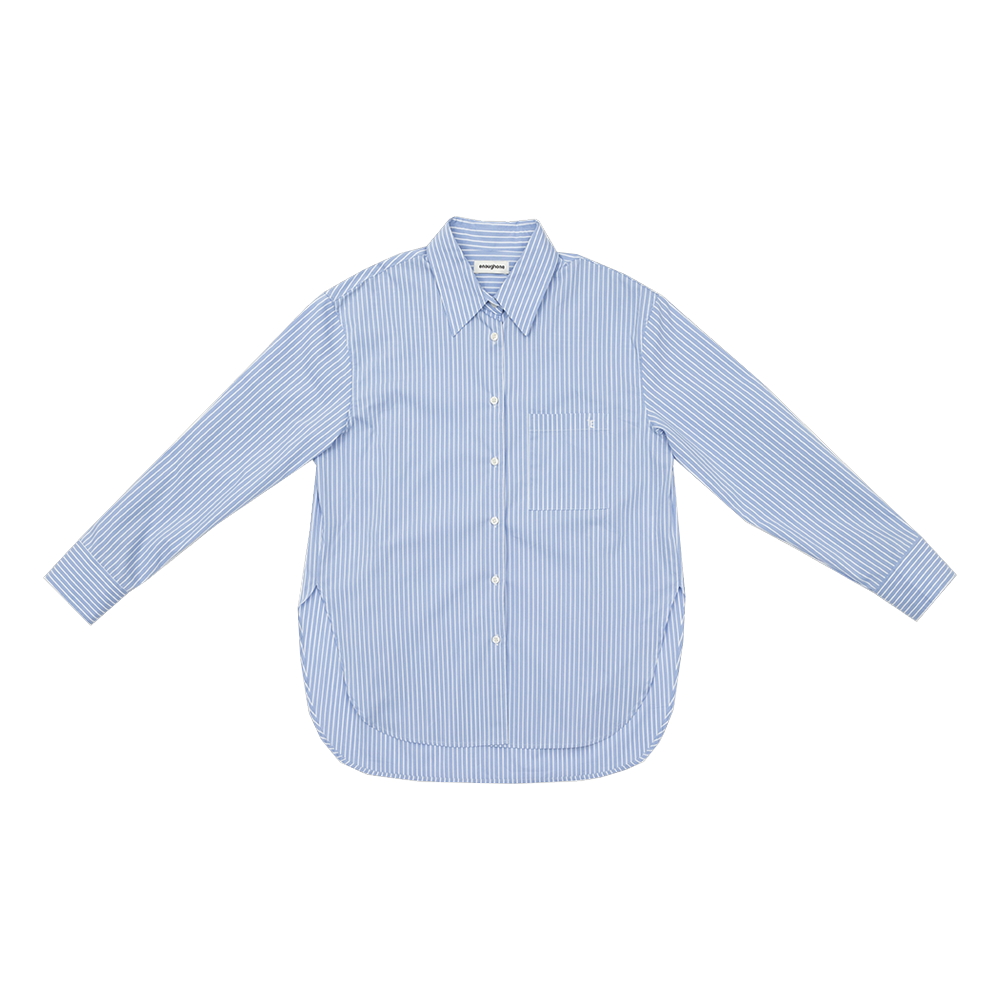 이너프원 루즈핏 셔츠 스트라이프 | EnoughOne | KREAM