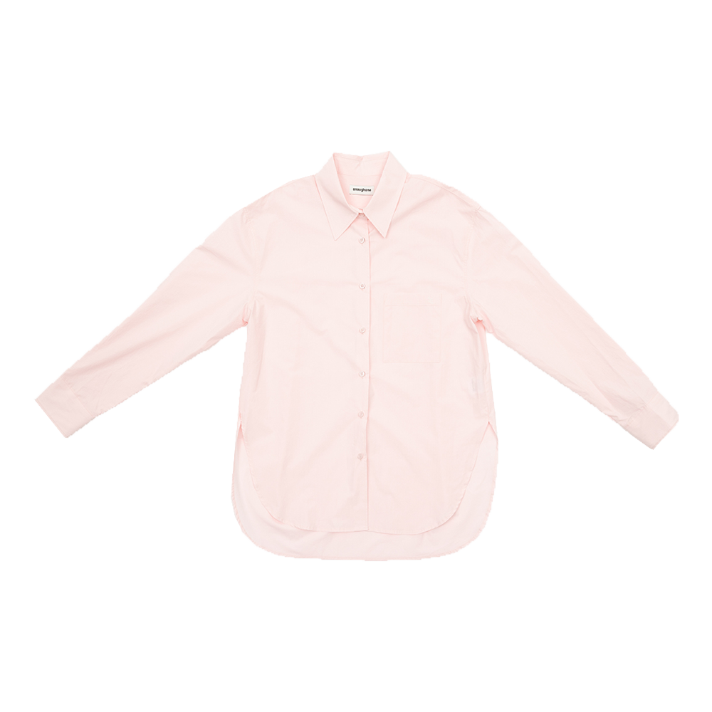 이너프원 루즈핏 셔츠 핑크 | EnoughOne | KREAM