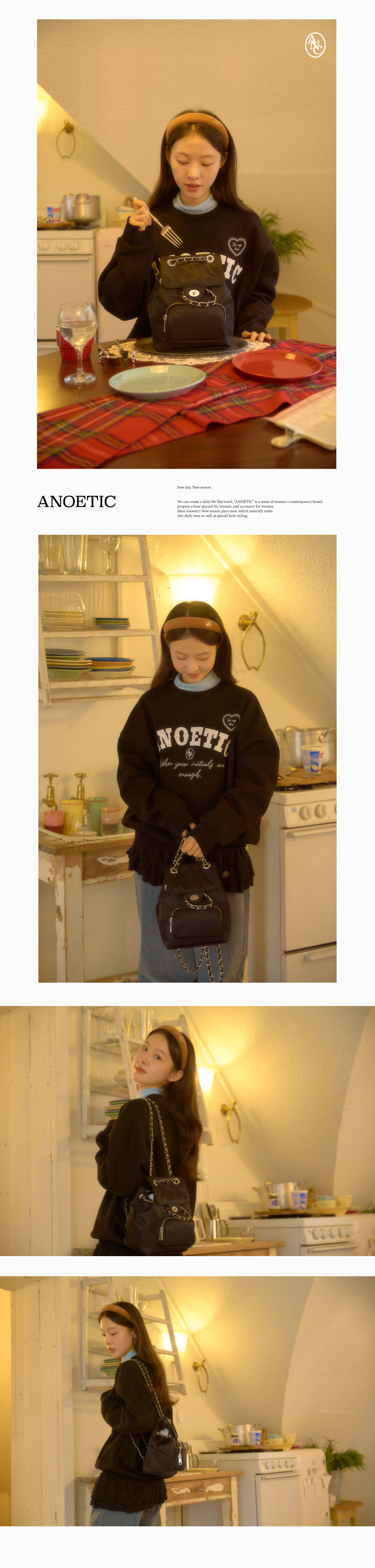 아노에틱 클래식 아웃포켓 백팩_나일론 블랙 | ANOETIC | KREAM