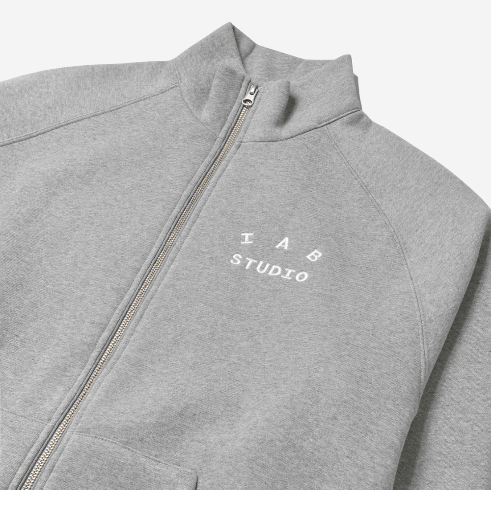 아이앱 스튜디오 투웨이 풀 집업 그레이 화이트 | IAB Studio | KREAM