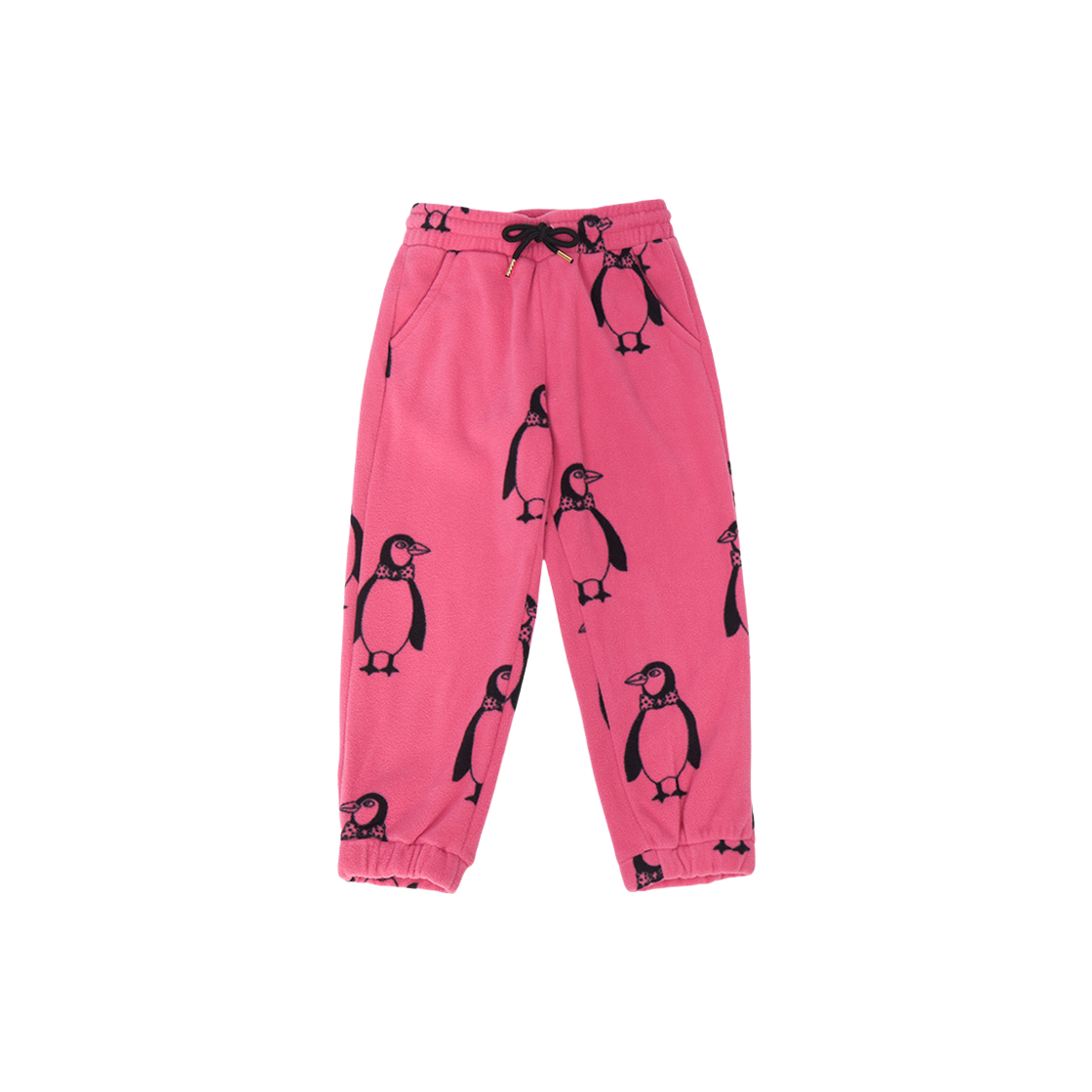 (키즈) 미니 로디니 플리스 스웨트팬츠 핑크 | Mini Rodini | KREAM