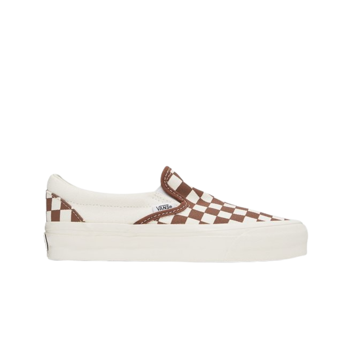 반스 슬립온 리이슈 98 LX 체커보드 커피 | Vans | KREAM