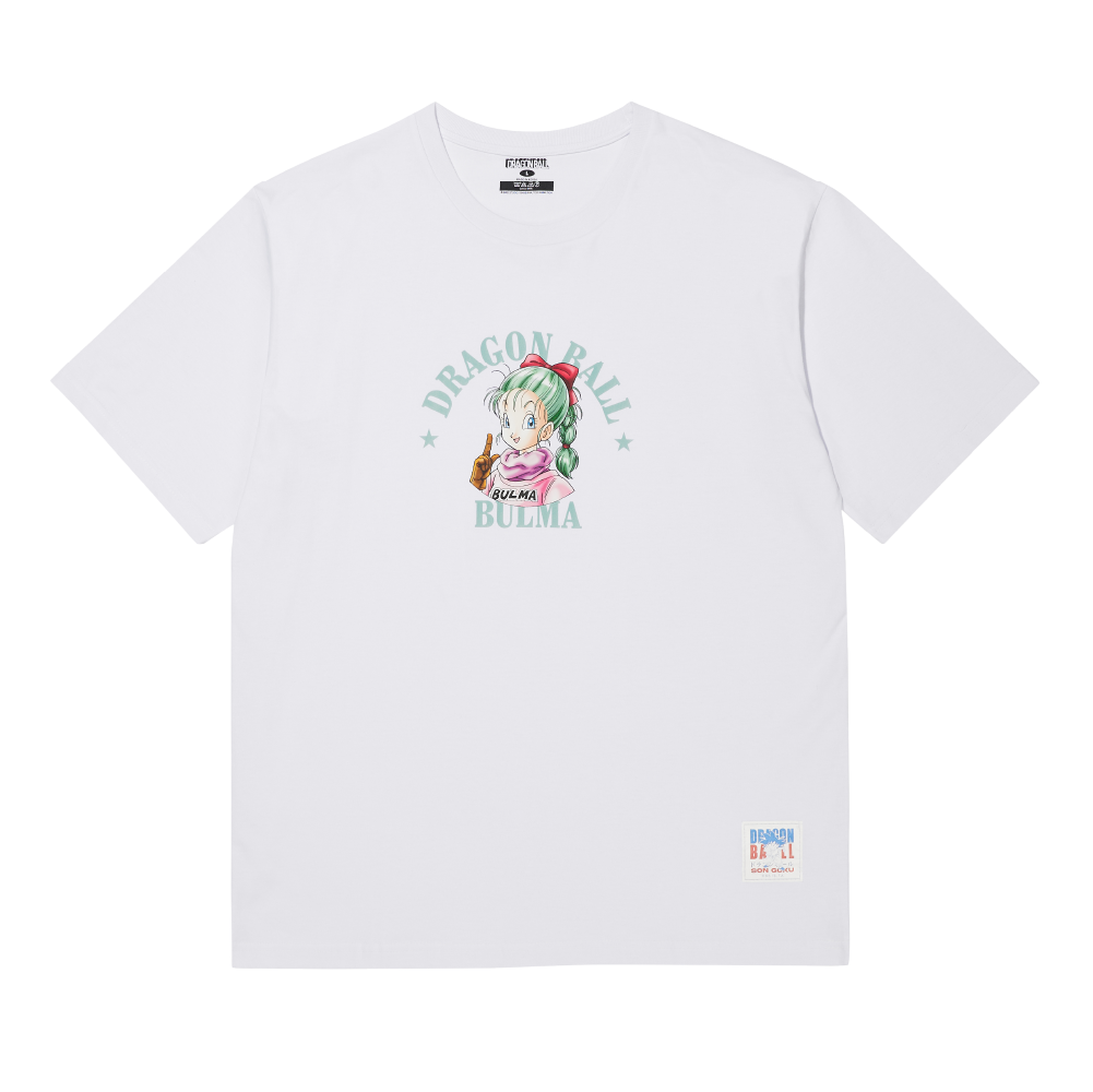 드래곤볼 그래픽 티셔츠 Vol.1 부르마 화이트 | Dragonball | KREAM