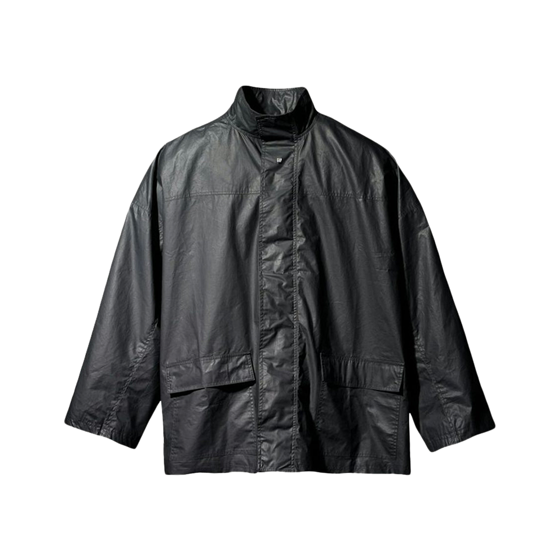 이지 갭 코티드 코튼 라이트 파카 블랙 | Yeezy | KREAM