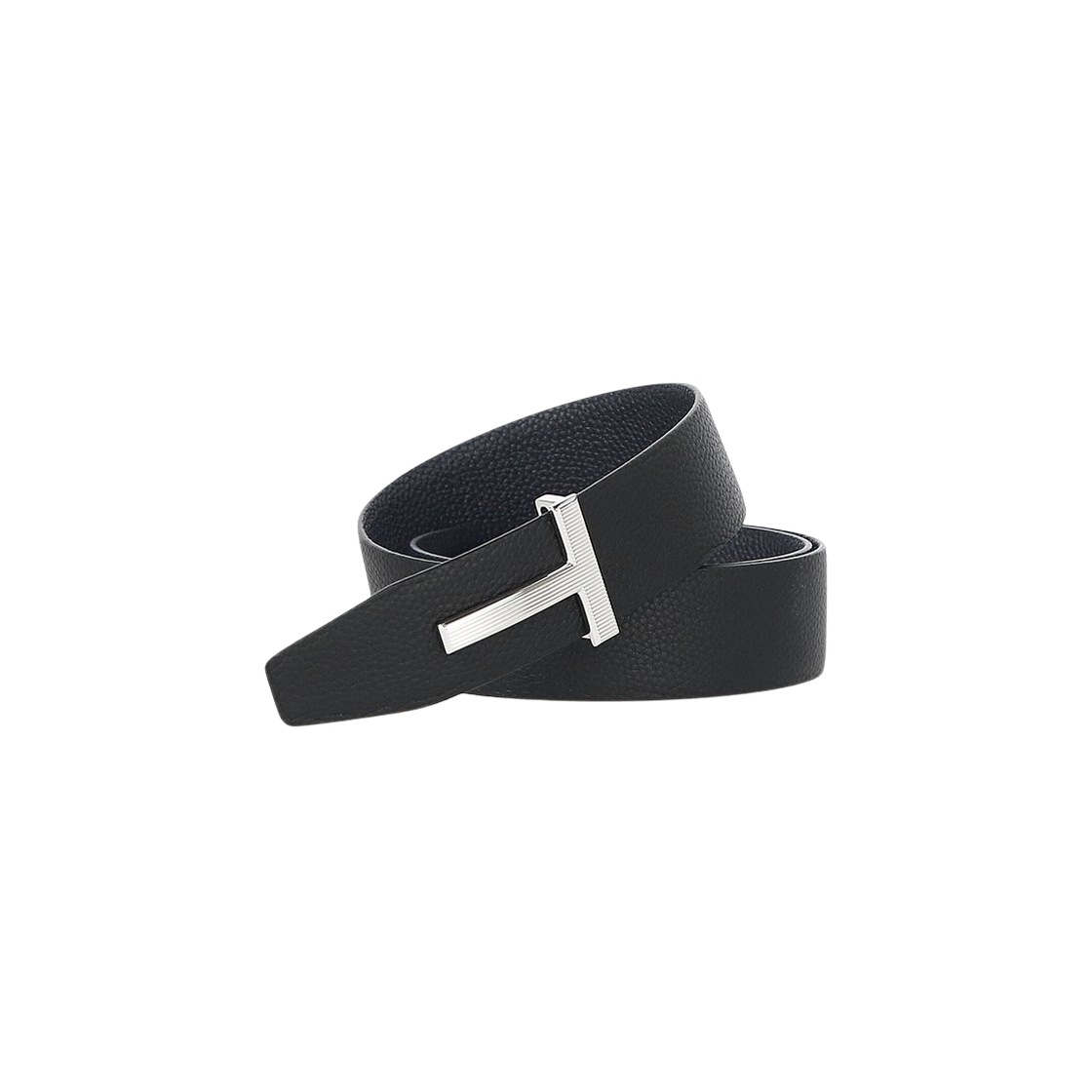 톰포드 소프트 그레인 레더 릿지 T 벨트 다크 네이비 블랙 | Tom Ford | KREAM