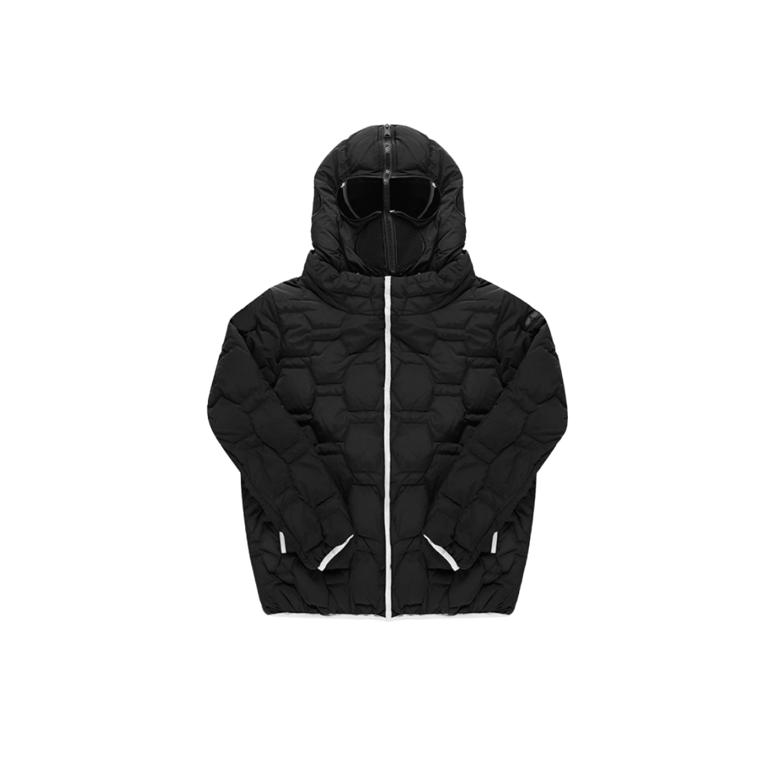 (키즈) AI 라이더스 고글 퀄팅 라이트웨이트 다운 자켓 블랙 | AI Riders | KREAM