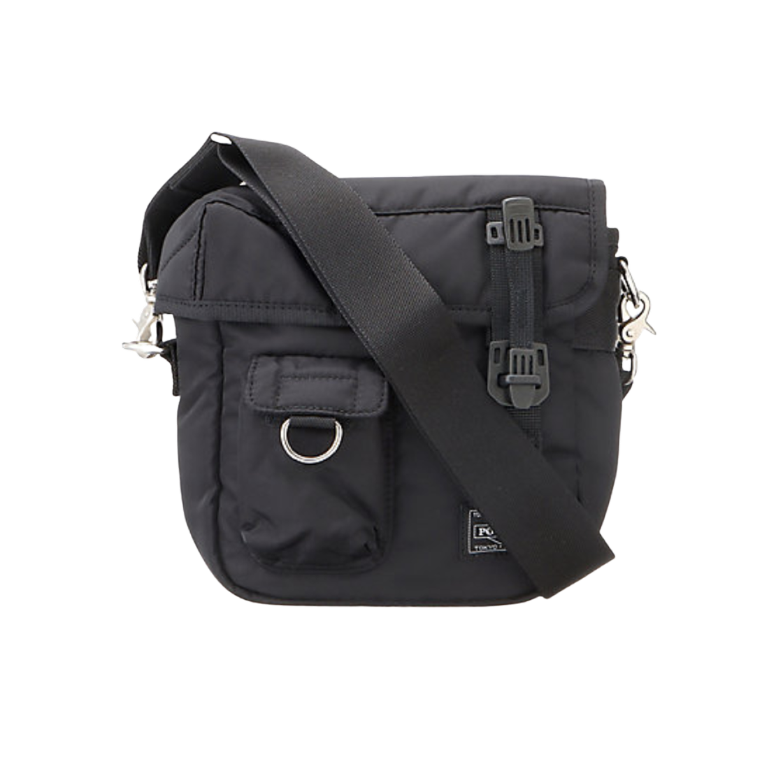 포터 x 꼼데가르송 옴므 W 네임 숄더백 블랙 | Porter | KREAM
