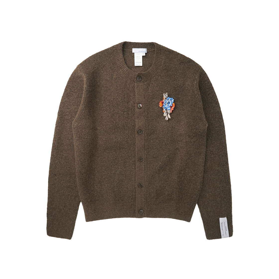 준태킴 엠보더리 가디건 브라운 | JTK ARTISANAL | KREAM