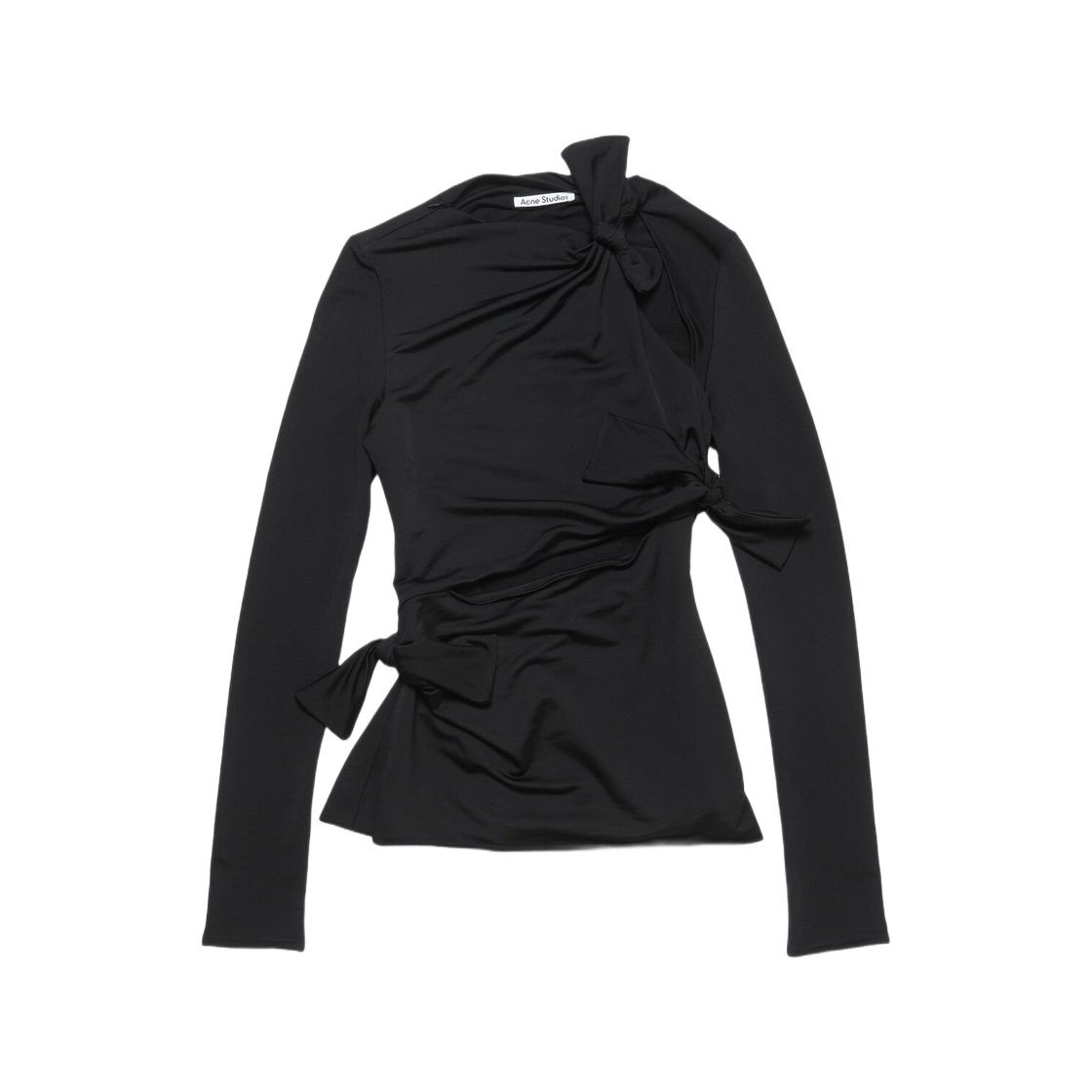 (W) 아크네 스튜디오 노트 탑 블랙 | Acne Studios | KREAM