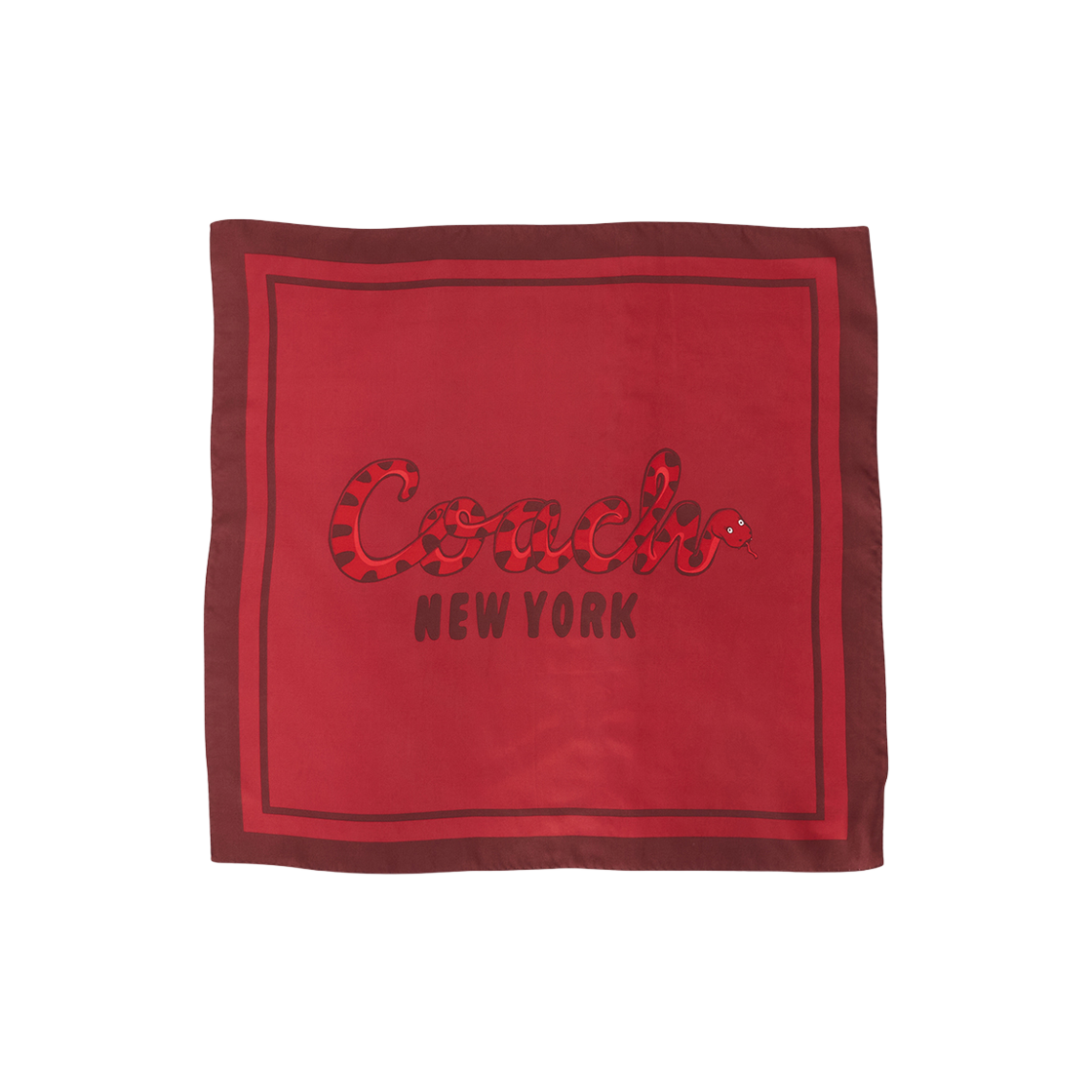 (W) 코치 스카프 레드 | Coach | KREAM