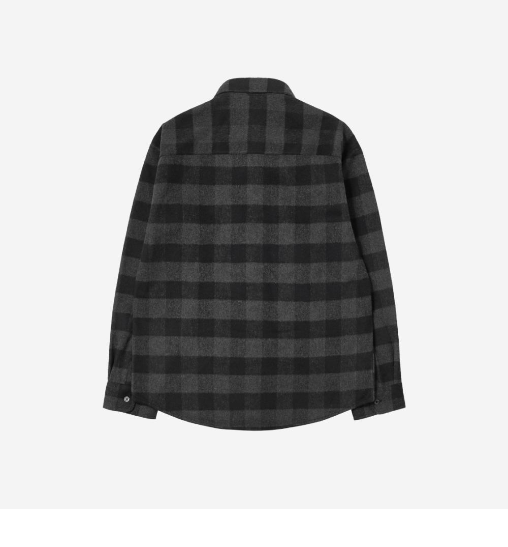아이앱 스튜디오 깅엄 체크 셔츠 블랙 화이트 | IAB Studio | KREAM