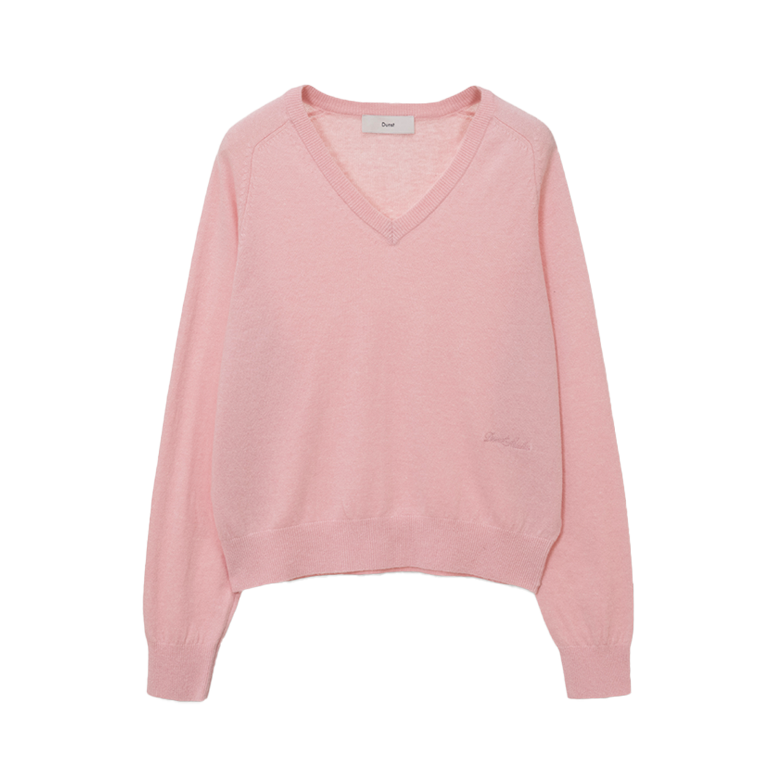 던스트 유니섹스 소프트 브이넥 스웨터 소프트 핑크 | Dunst | KREAM