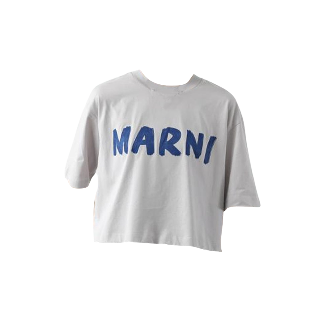 (W) 마르니 로고 크롭 티셔츠 소디움 | Marni | KREAM