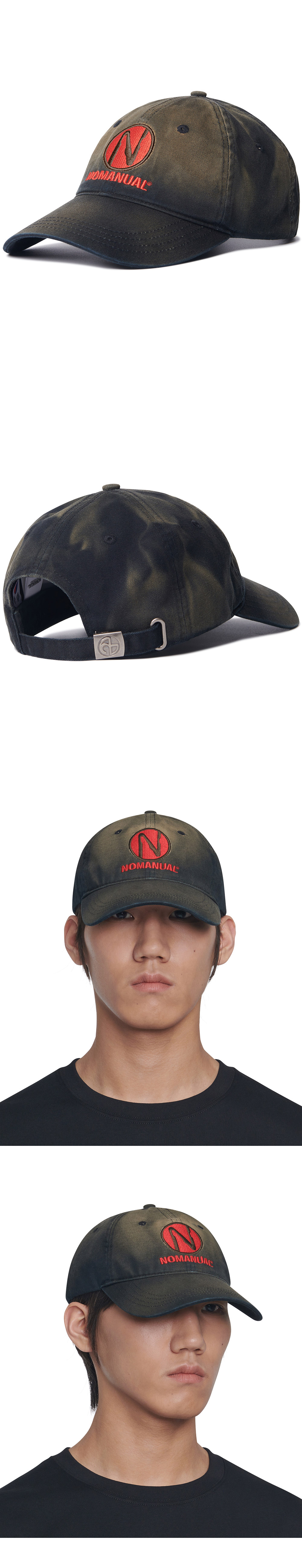 노매뉴얼 NM 블라스트 볼캡 워시드 블랙 | NOMANUAL | KREAM