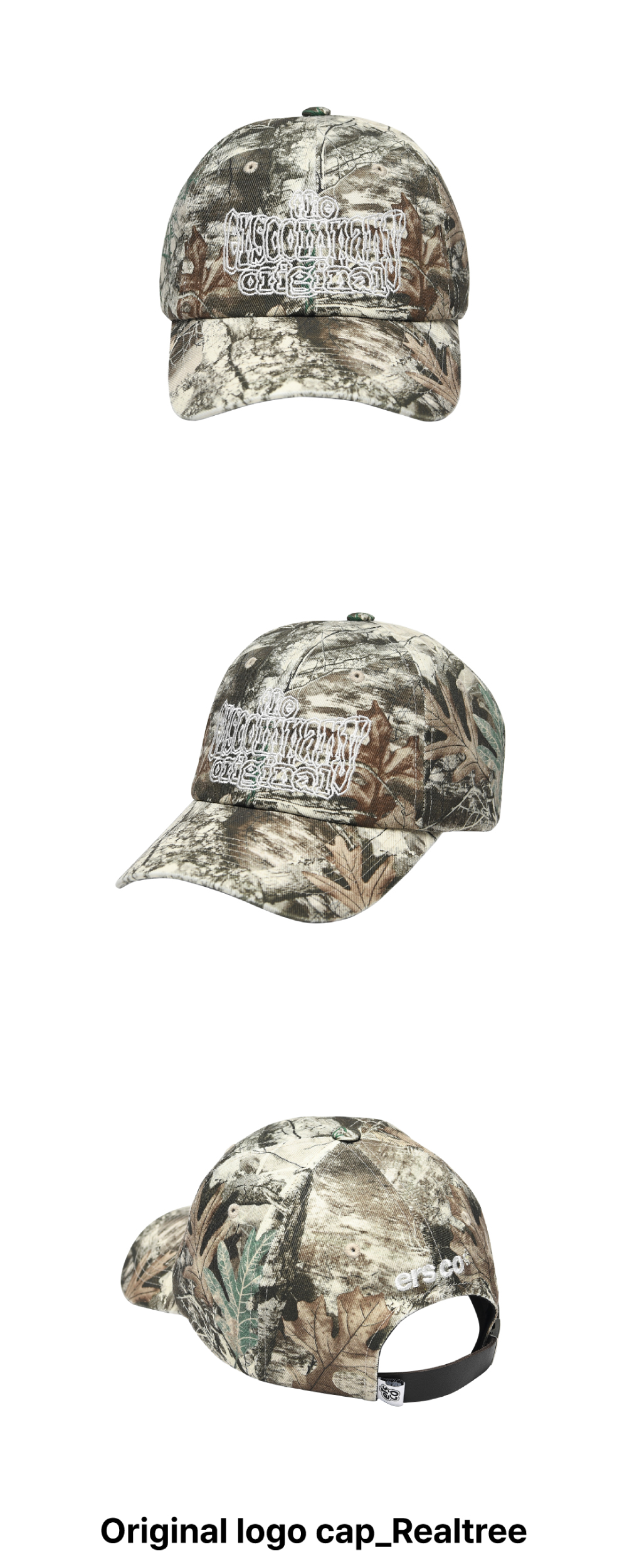 이알에스코 오리지널 로고 캡 리얼트리 | ersco | KREAM