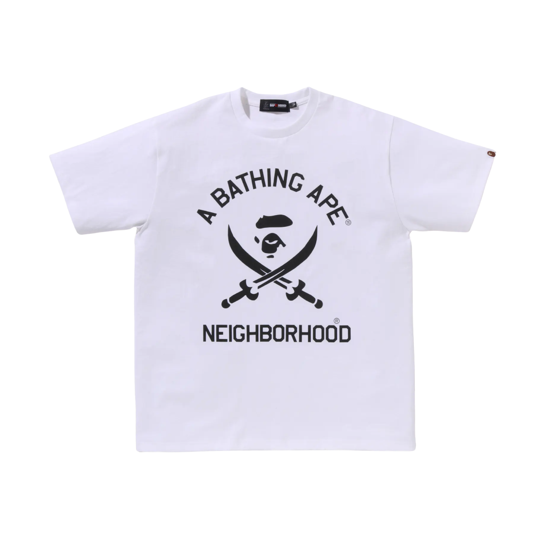 베이프 x 네이버후드 티셔츠 #2 화이트 | BAPE | KREAM