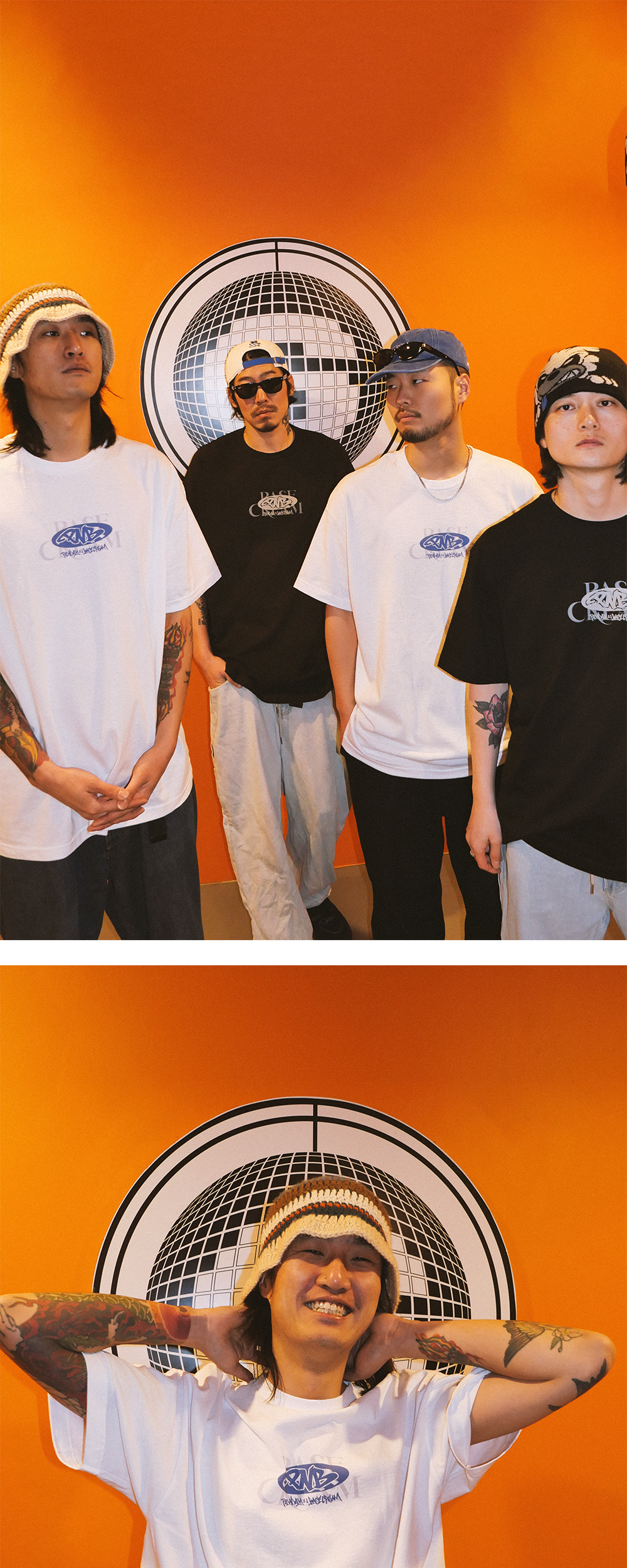 페이데이 x 베이스크림 15주년 티셔츠 화이트 | BASECREAM | KREAM