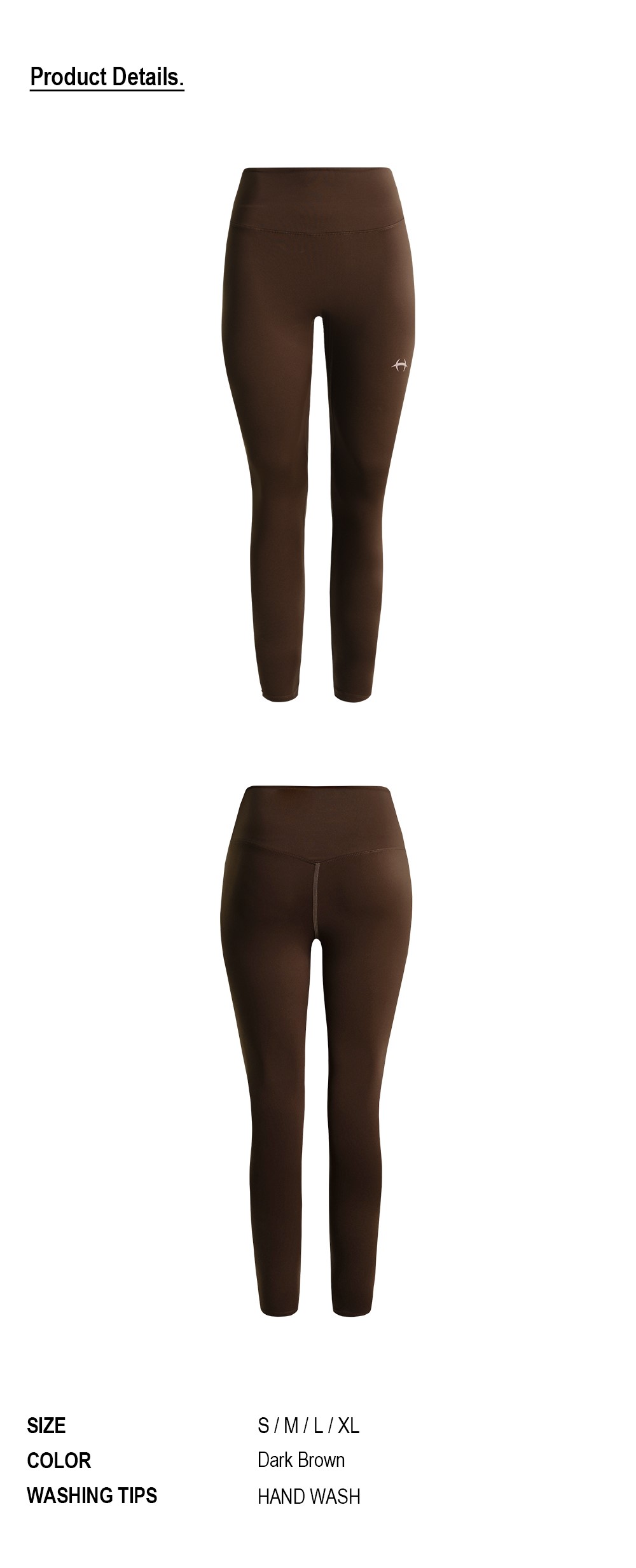 에이치덱스 우먼스 서포트 레깅스 다크 브라운 | HDEX | KREAM