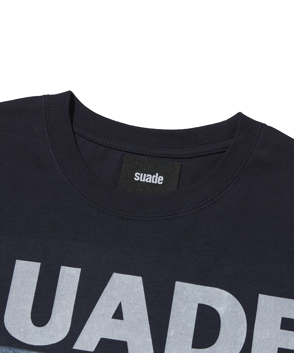 스웨이드 캄 웨이브 티 네이비 | Suade | KREAM