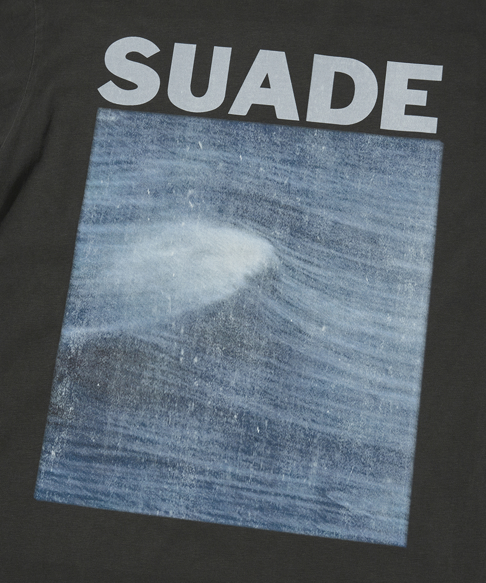 스웨이드 캄 웨이브 티 피그먼트 블랙 | Suade | KREAM