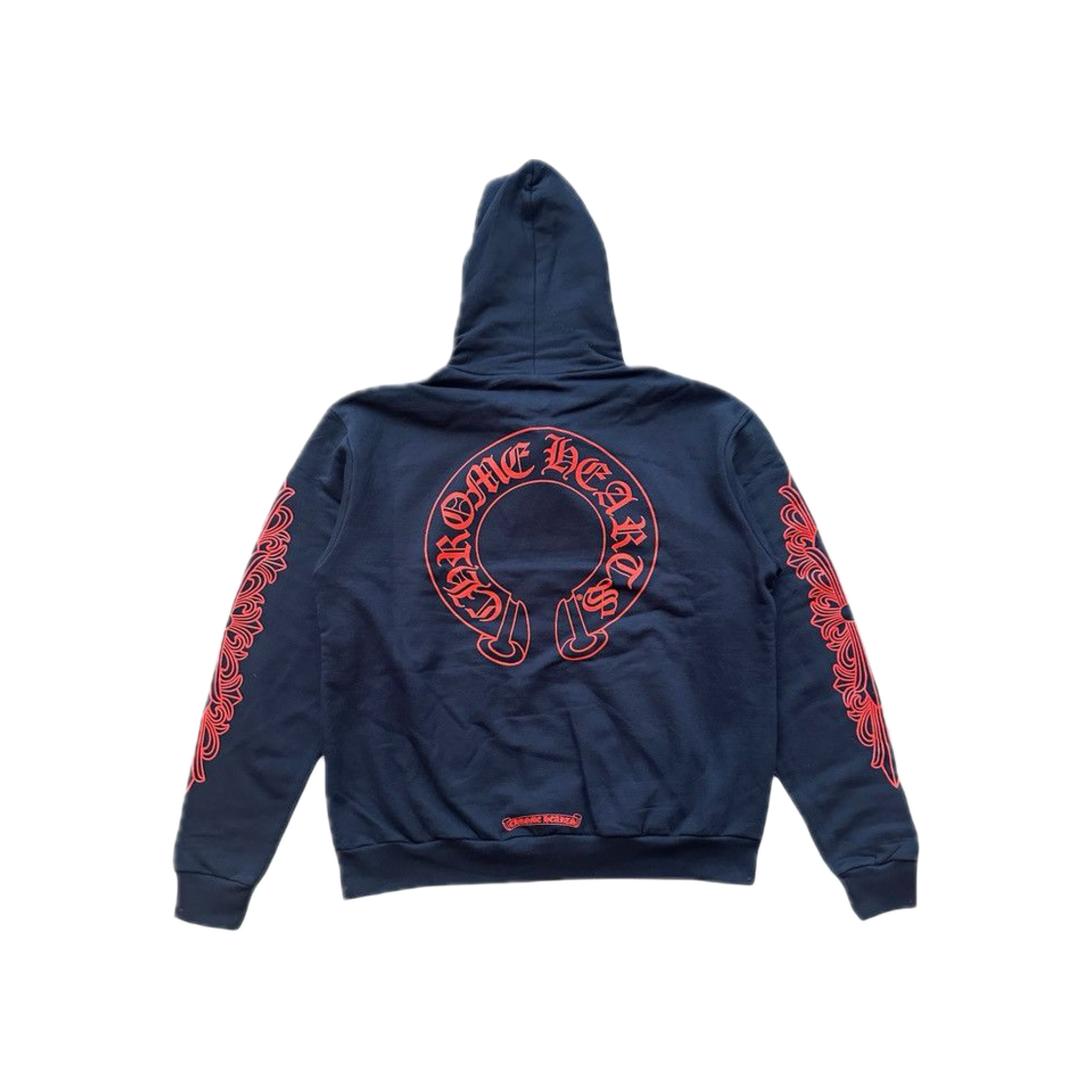 크롬하츠 홀스슈 플로랄 후드 네이비 | KREAM