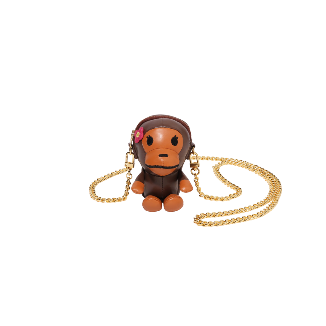 베이프 마일로 프렌즈 미니 숄더백 브라운 | BAPE | KREAM