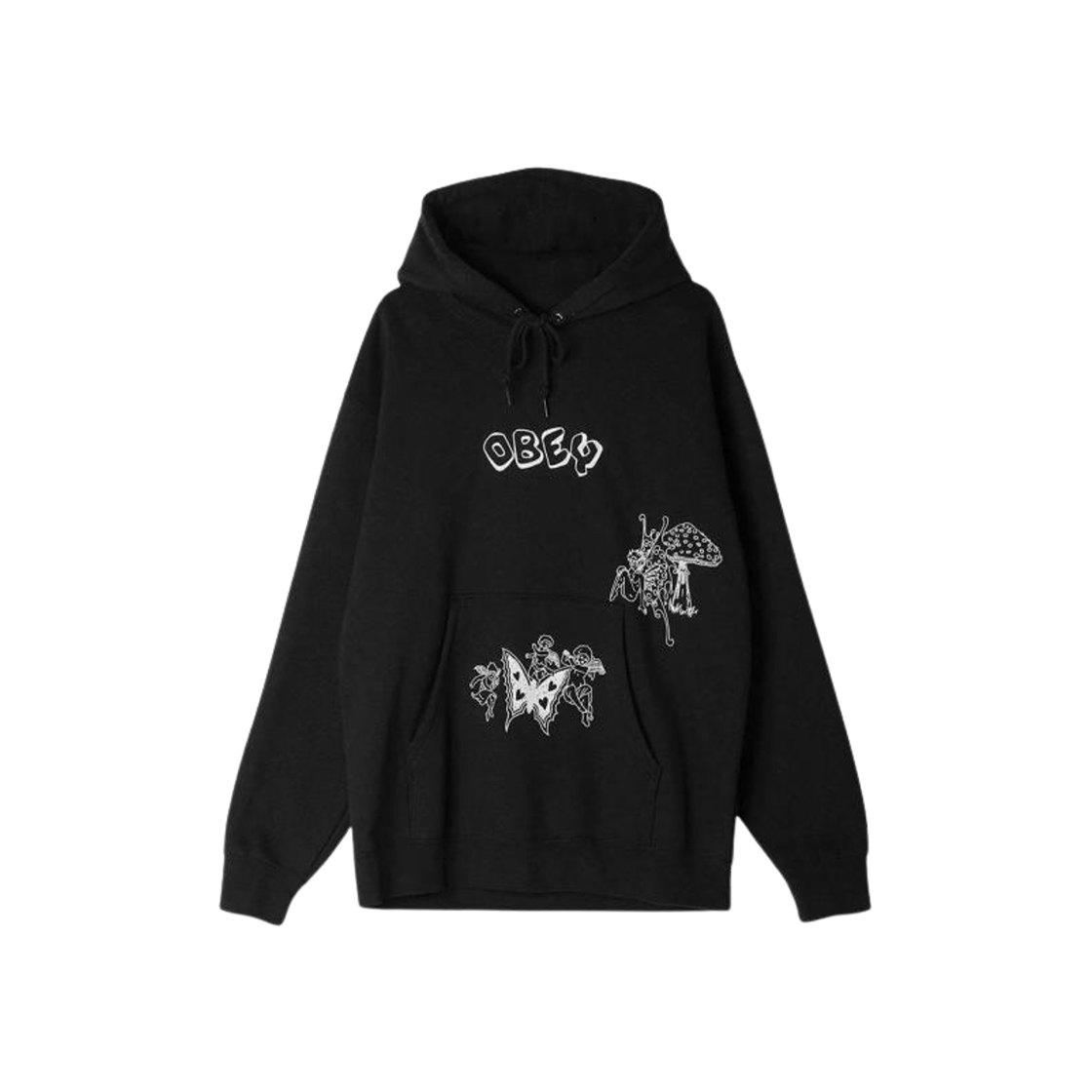 오베이 인디스크리미네이트 후드 블랙 | Obey | KREAM