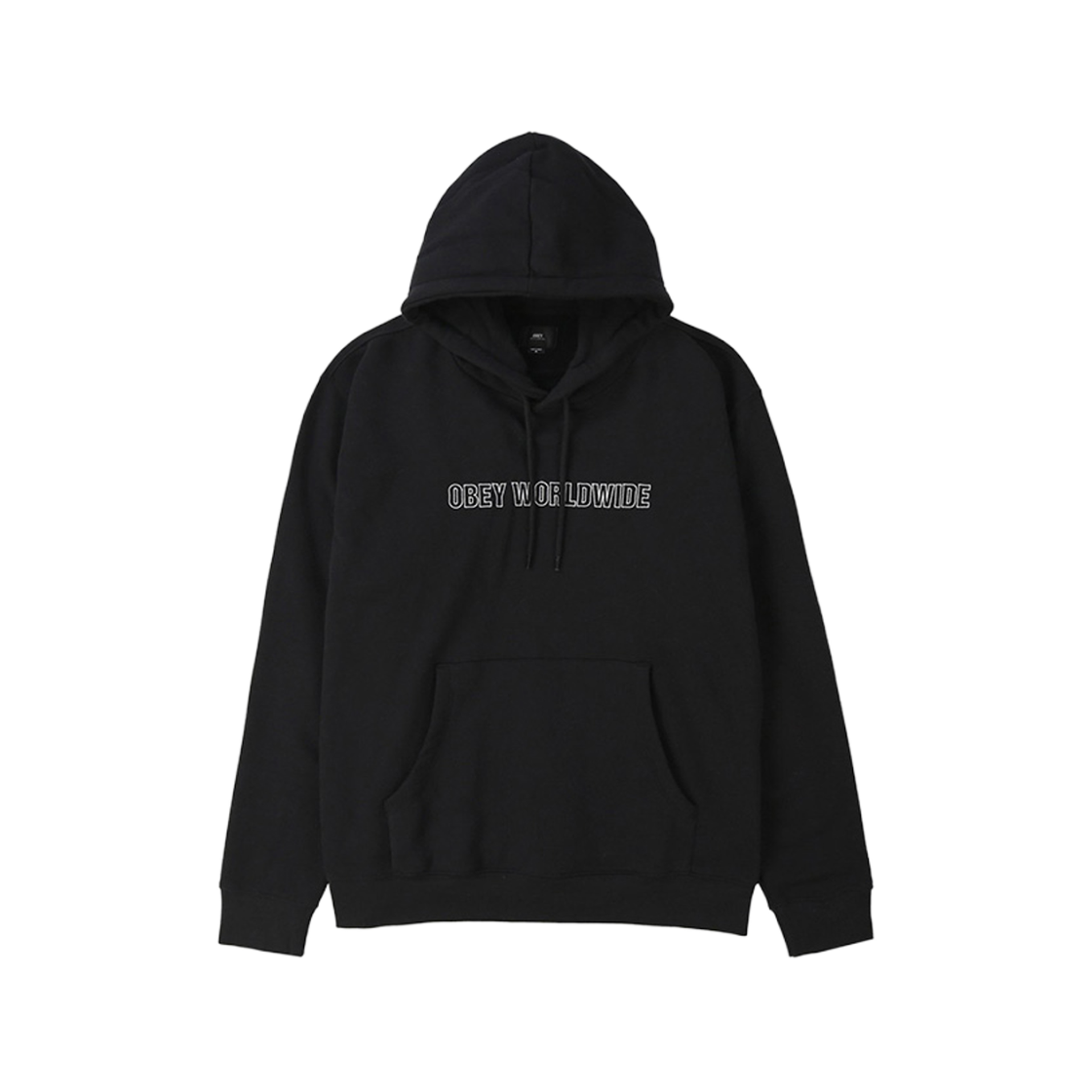 오베이 패닉 후드 블랙 | Obey | KREAM
