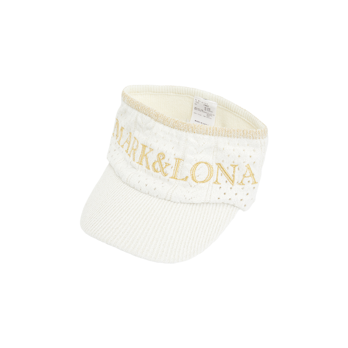 (W) 마크 앤 로나 바이저 화이트 | Mark & Lona | KREAM