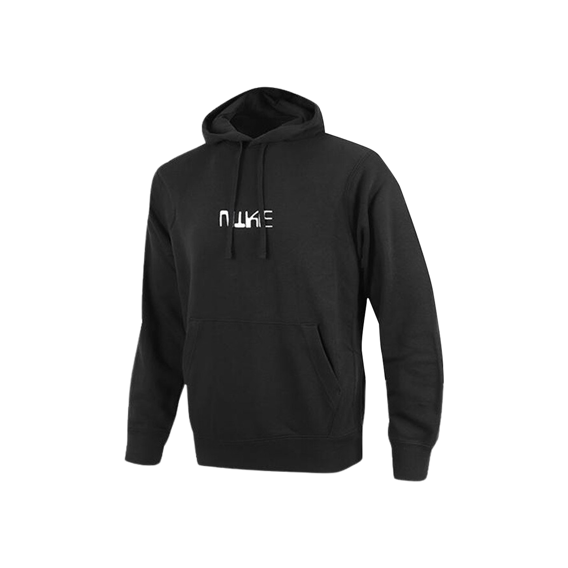 나이키 클럽 플리스 풀오버 후드 블랙 화이트 - 아시아 | Nike | KREAM