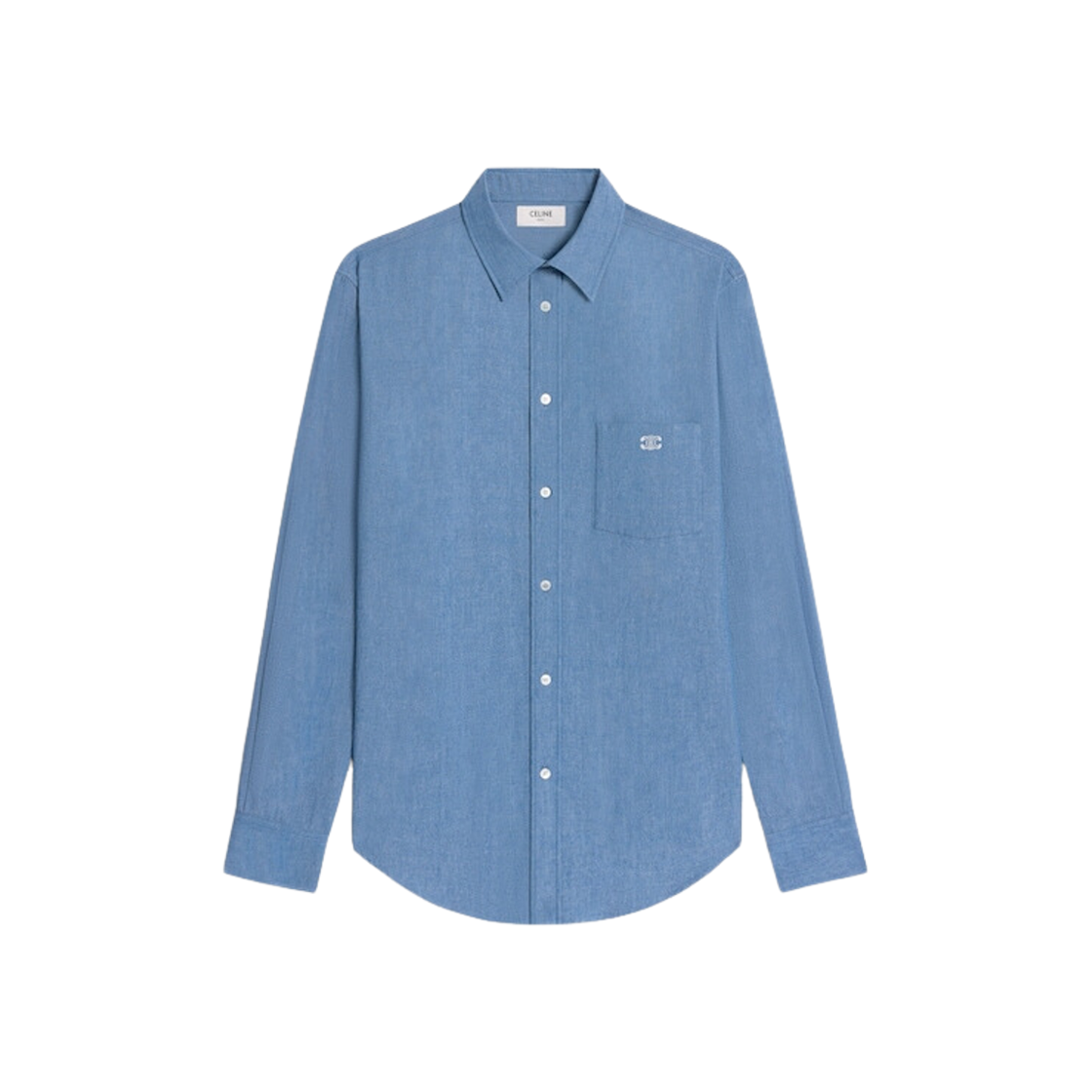 셀린느 샴브레이 코튼 루즈 셔츠 인디고 린스 | Celine | KREAM