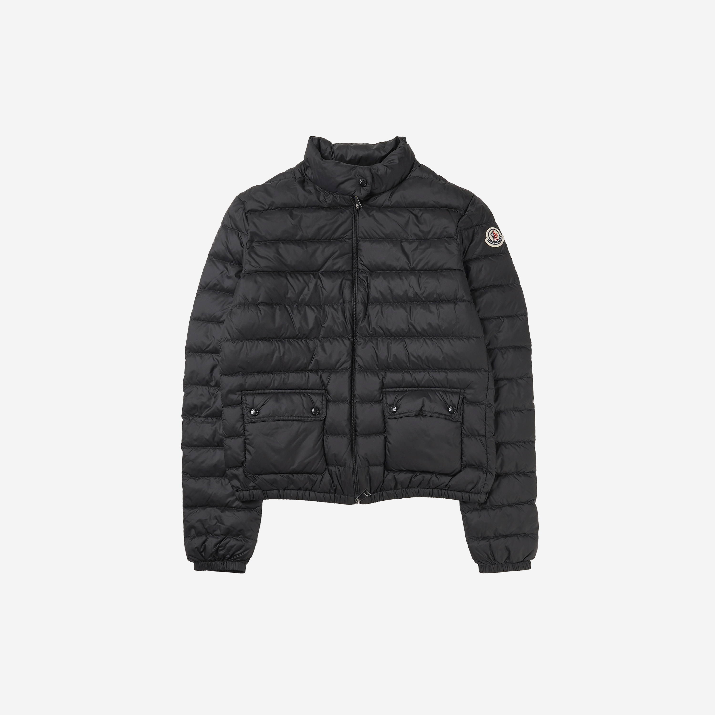 (W) 몽클레르 렌스 패커블 쇼트 다운 자켓 블랙 - 25SS | KREAM