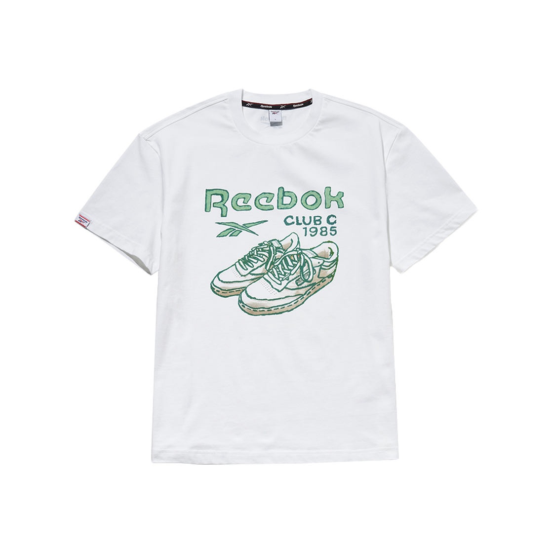 리복 클럽C 40주년 티셔츠 화이트 | Reebok | KREAM