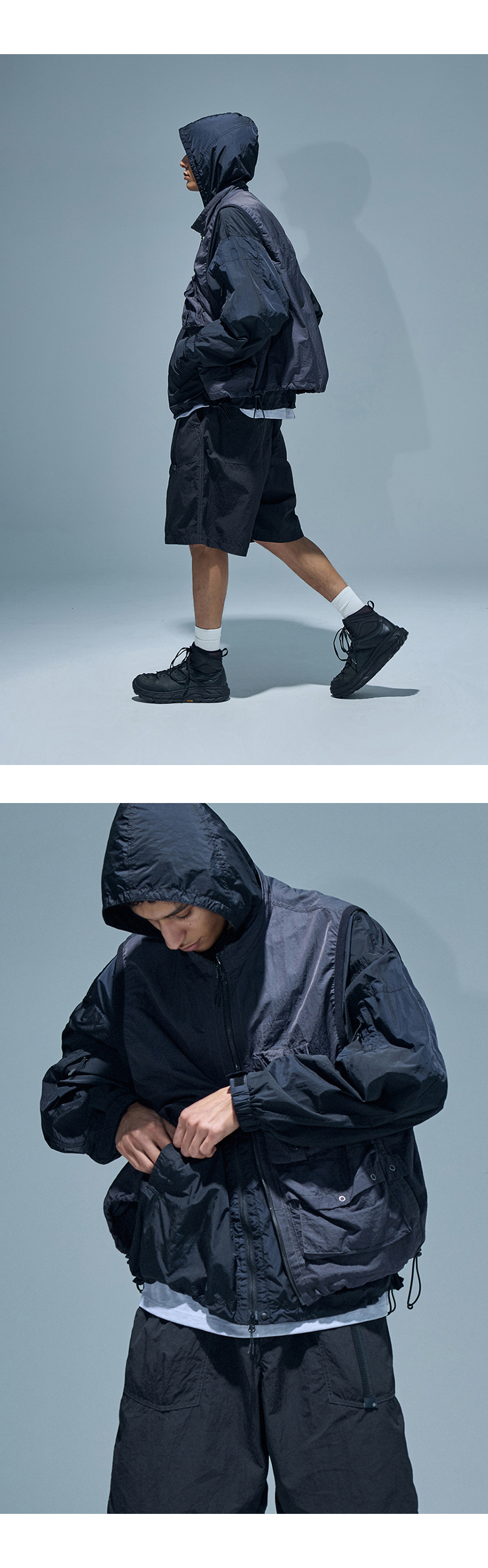 모이프 씨티 드웰러 파카 블랙 | moif | KREAM