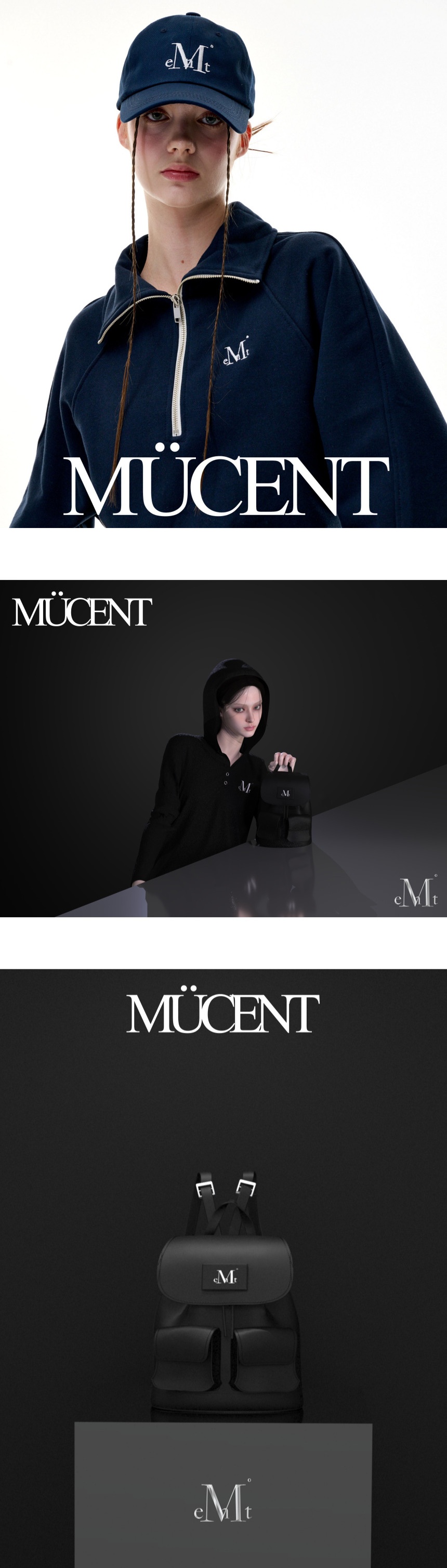 무센트 아렌 투 포켓 레더 미니 백팩 블랙 | MUCENT | KREAM