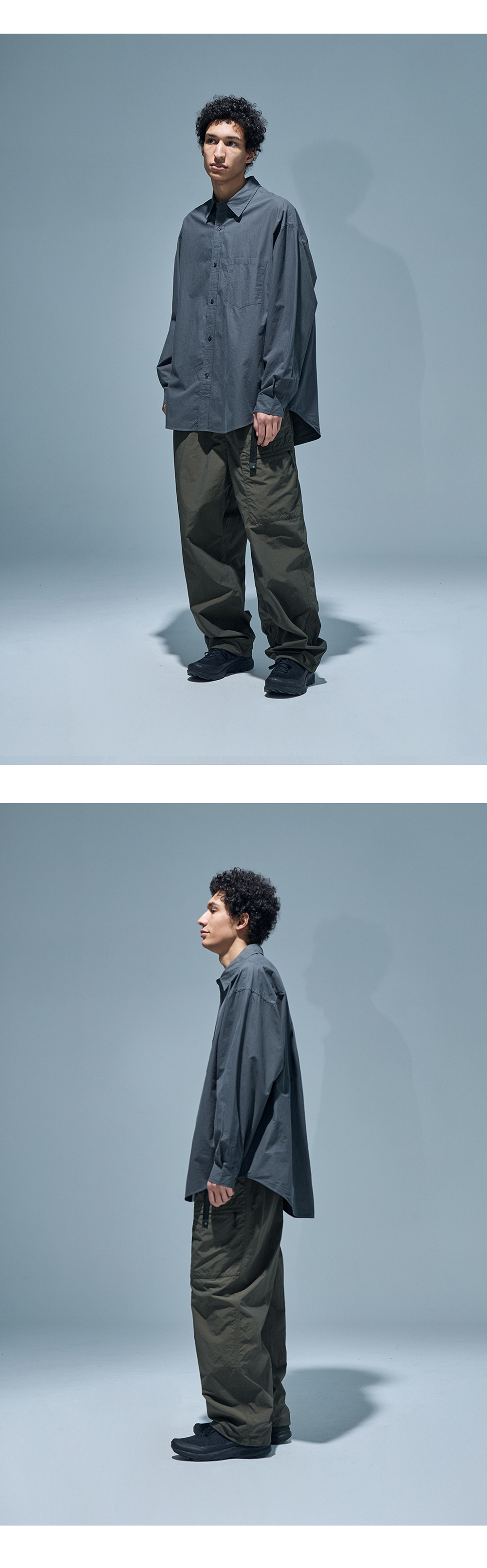 모이프 유니폼 팬츠 올리브 NC | moif | KREAM