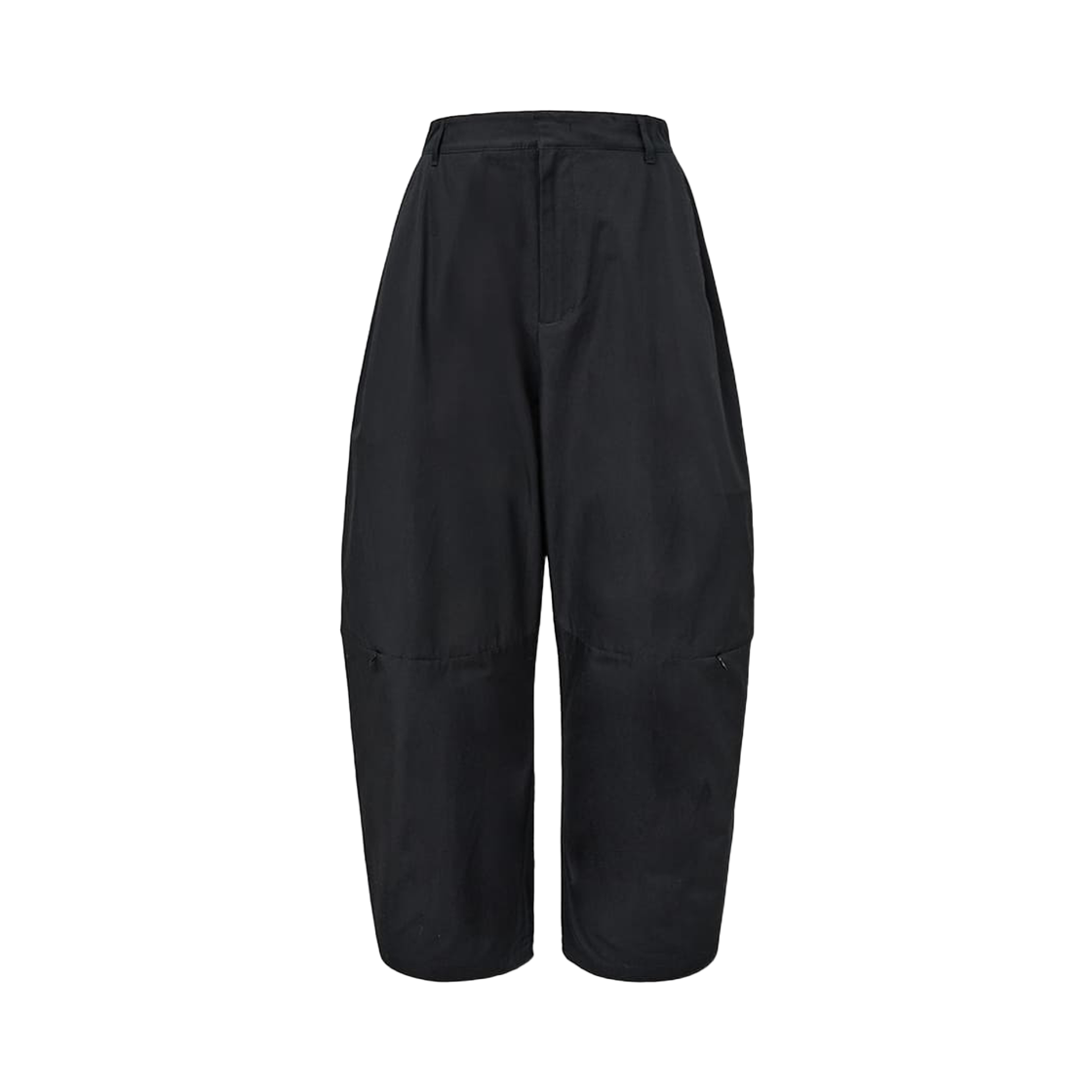 아모멘토 커브드 집 팬츠 블랙 - 25SS | AMOMENTO | KREAM