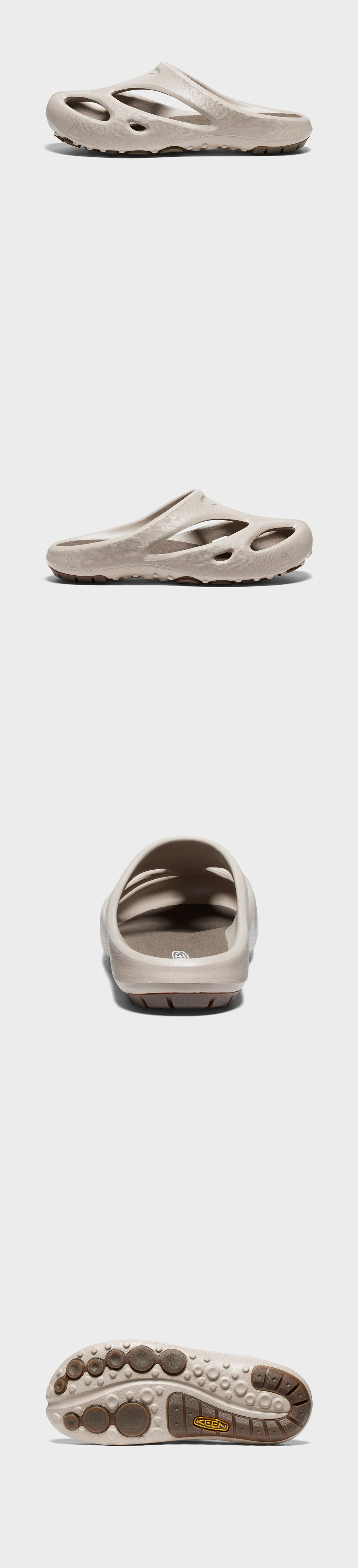 킨 샨티 밝은 베이지 남성 슬라이드 | Keen | KREAM