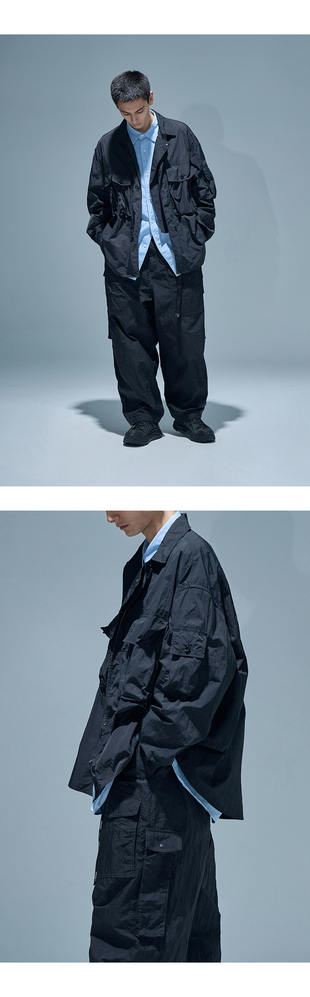 모이프 M43 셔츠 자켓 블랙 | moif | KREAM