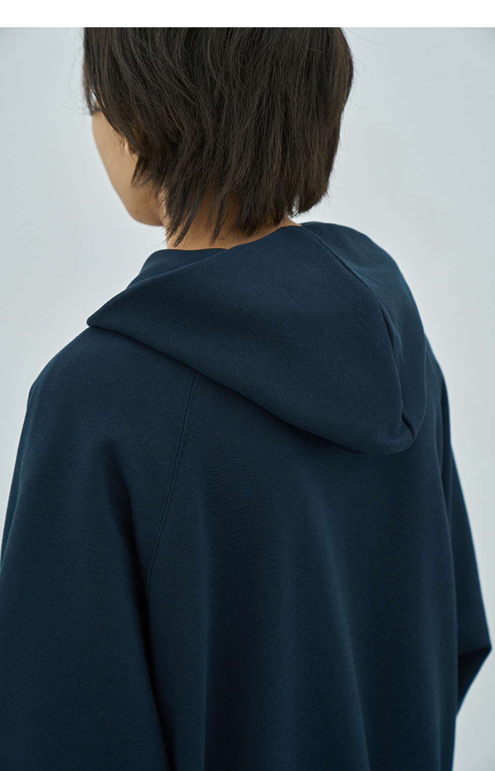 어레이드 컴피 오버사이즈 래글런 후디 네이비 | ARRAYED | KREAM