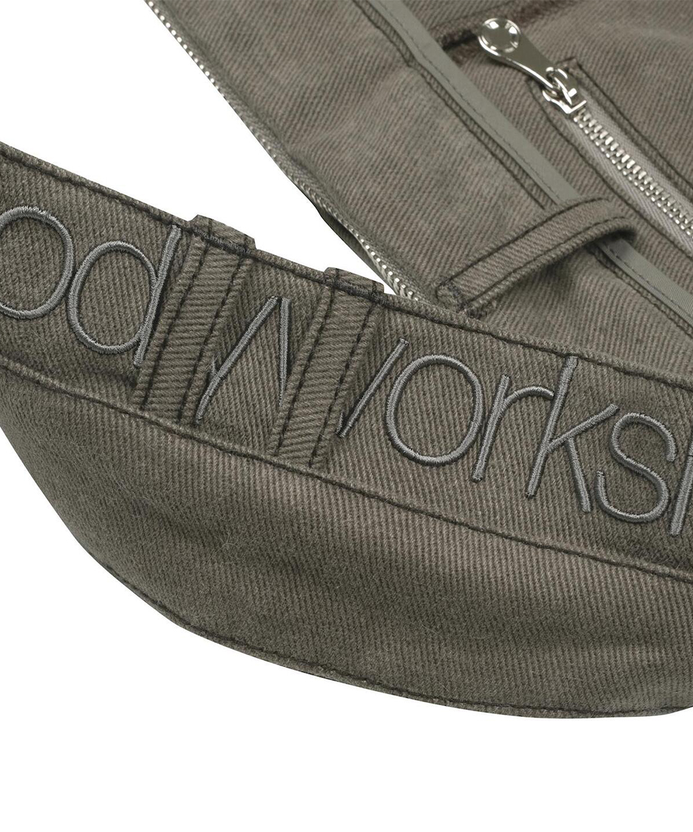 오들리워크샵 오크 데님 트라우저 백 | ODLYWORKSHOP | KREAM