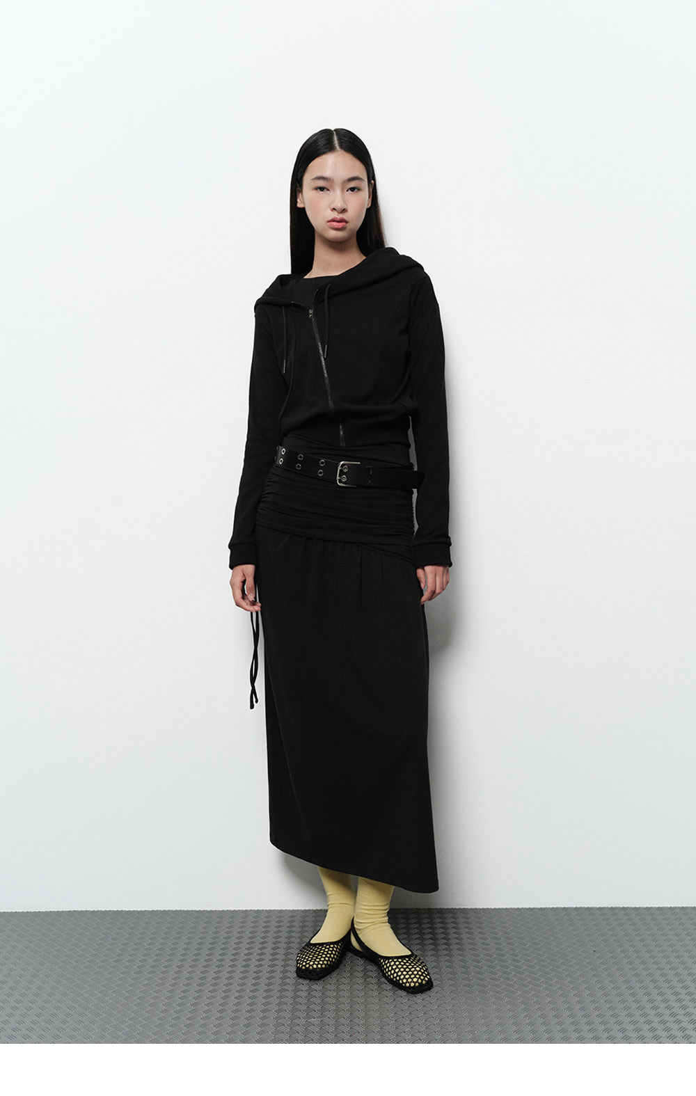 다이애그널 다이애그널 집업 후디 블랙 | DIAGONAL | KREAM