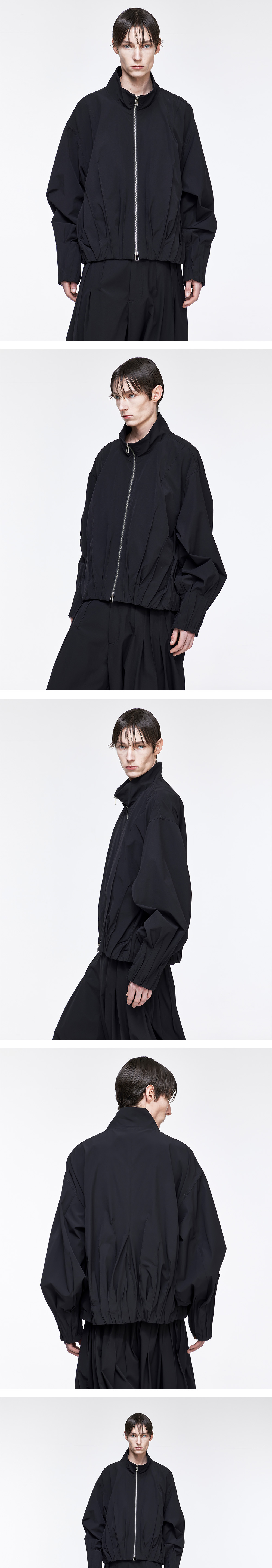 송지오옴므 폴리다트 해링턴 점퍼 블랙 | SONGZIO | KREAM