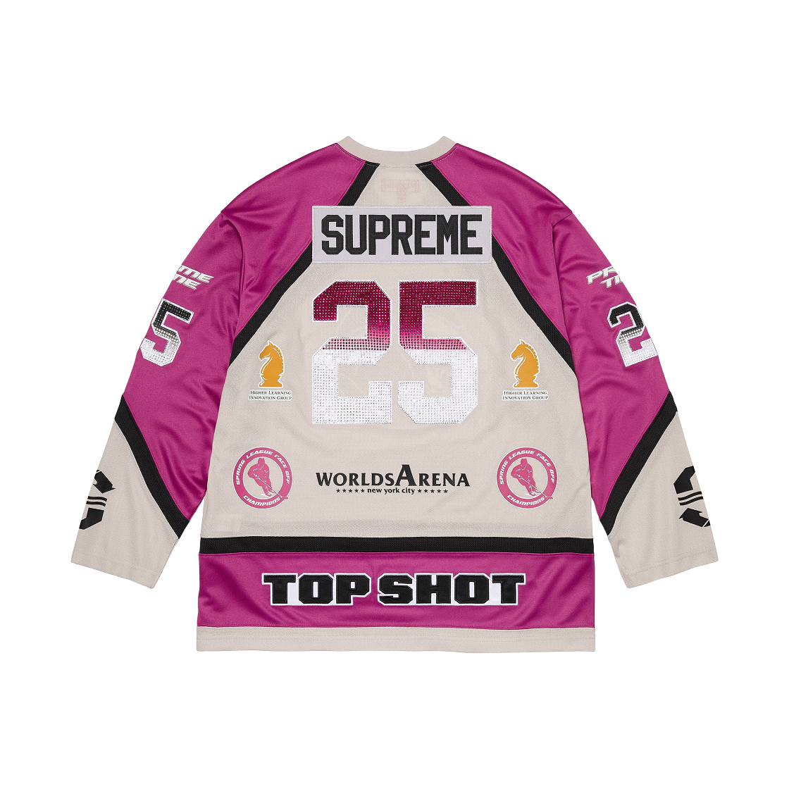 슈프림 라인스톤 하키 저지 라이트 그레이 - 25SS | Supreme | KREAM