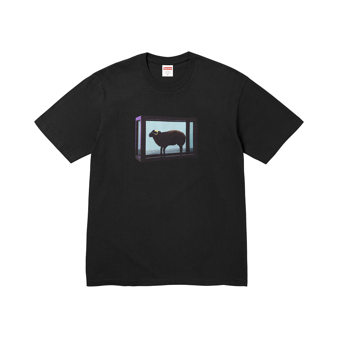 슈프림 x 데미안 허스트 티셔츠 블랙 - 25SS | KREAM