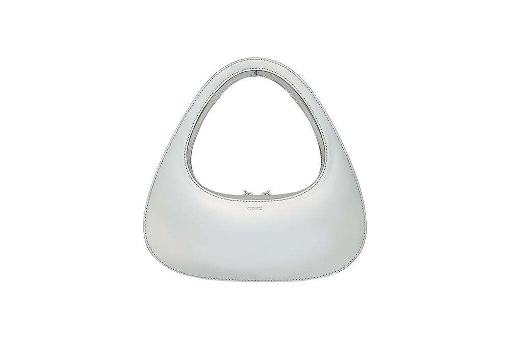 코페르니 미러드 바게트 스와이프 백 실버 - 25SS | Coperni | KREAM